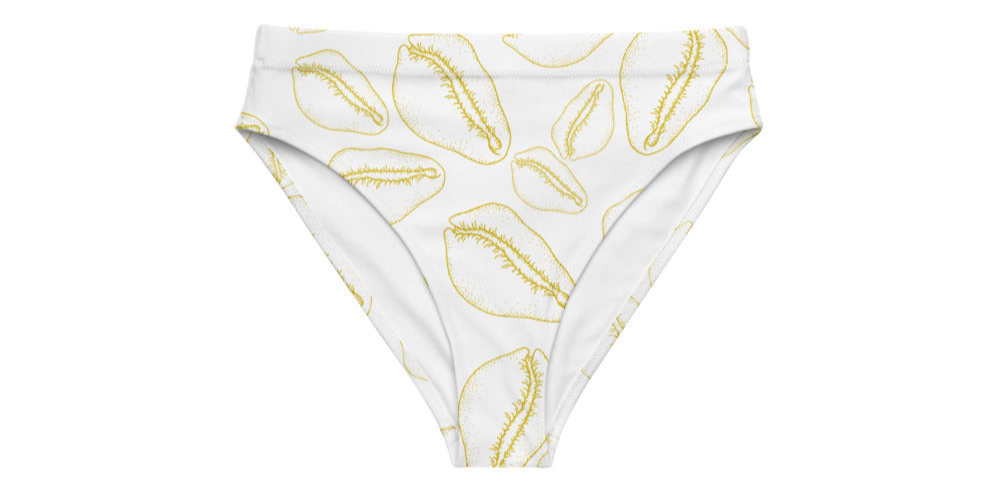 COVER ME IN COWRIE Kini Bottom| White Sand – CONCH + COWRIE